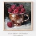 Original Watercolor Painting Raspberry in Realism Style - Berries Art ...