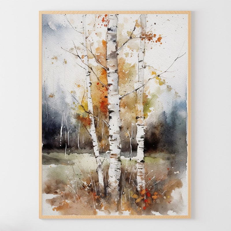 Fall Tree Art - Etsy