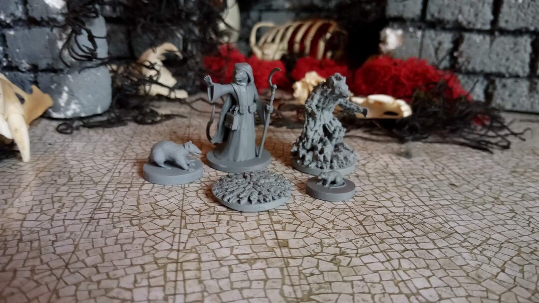 Rat Swarm Set Small Rat Giant Rat Rat Wizard Vermin Swarm Humanoid Mage ...