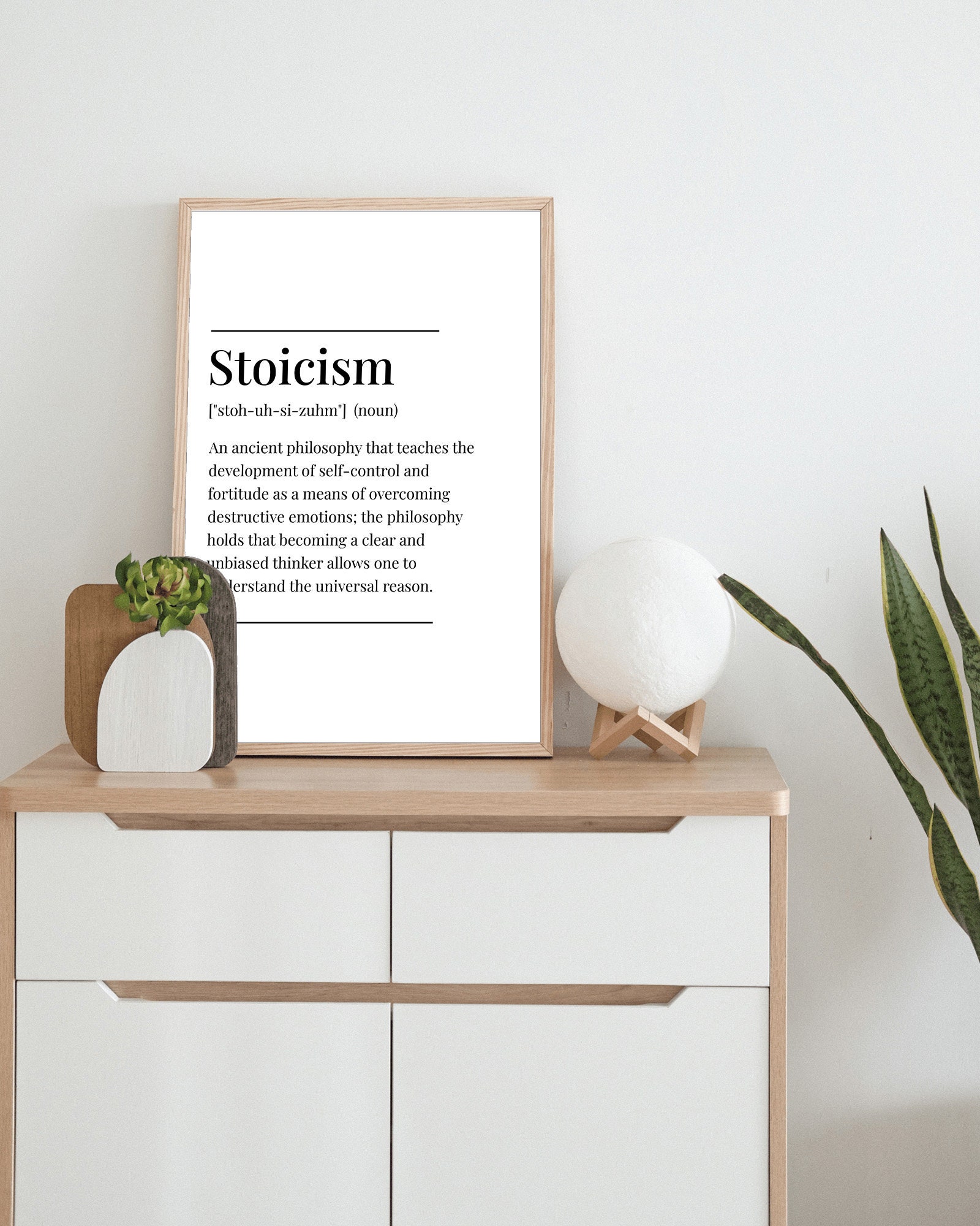Stoicism Definition Poster Inspirational Vocabulary Poster - Etsy