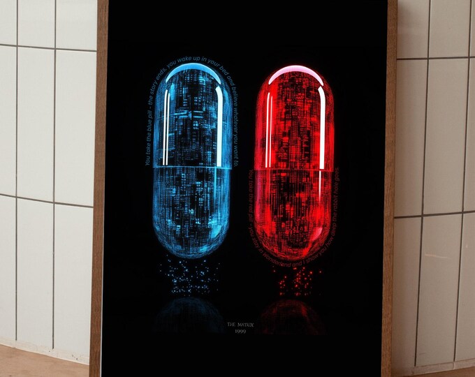 Matrix Pills - Matrix Enamel Pin - Movie Pin - Matrix Pin Duo - Metal ...