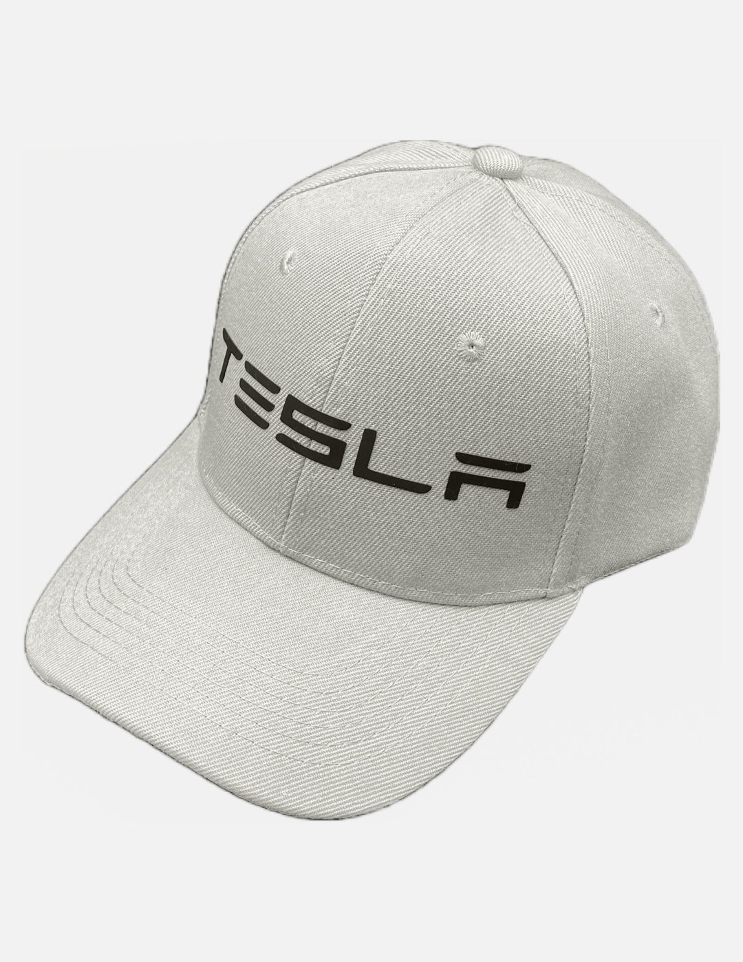 TESLA Cap Classic Car Lovers Light Gray Baseball Hat EV Enthusiast ...