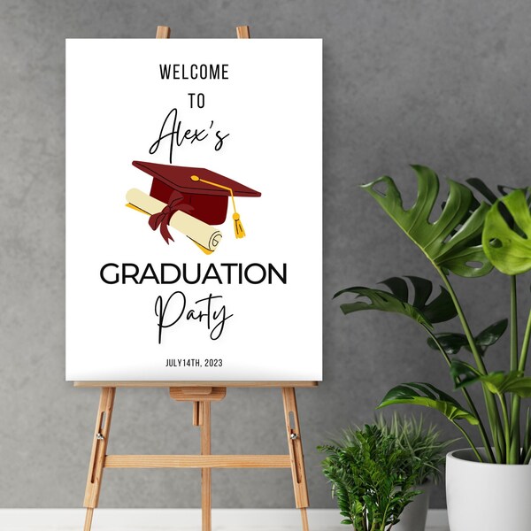 Welcome to Graduation Party Signs - Etsy