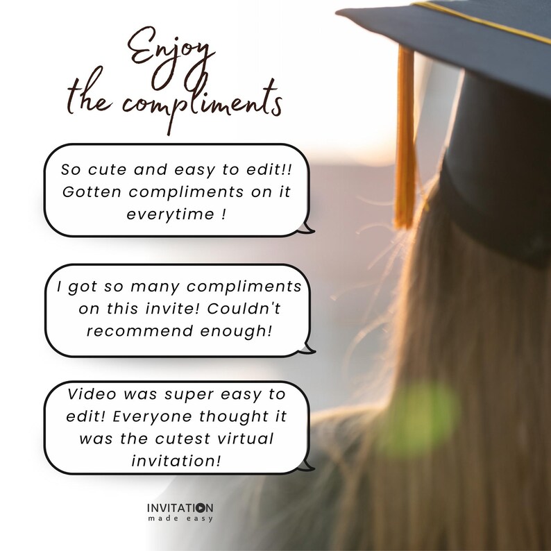 Photo Graduation Save the Date Video Invitation, Class of 2026 ...