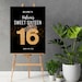 16th Birthday Welcome Sign, Princess Sweet Sixteen Sign, Tiara ...