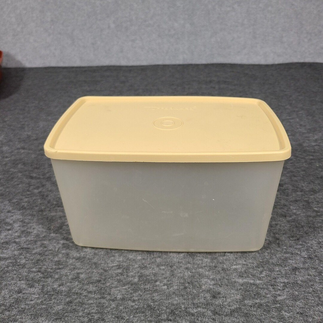 Tupperware Rectangular Pack N Store Container 1527-4 Lid 714-3 Clear ...