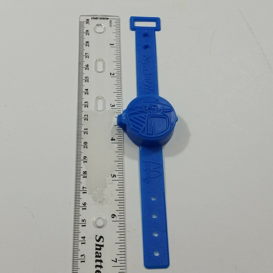 Mcdonald's Stash Watch Coin Secret Compartment Bracelet Blue Hamburglar ...