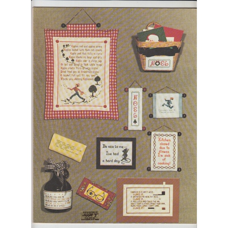 Cross Stitch Crazy Cross Stitch Pattern Booklet Harriette Tew Book 1 - Etsy