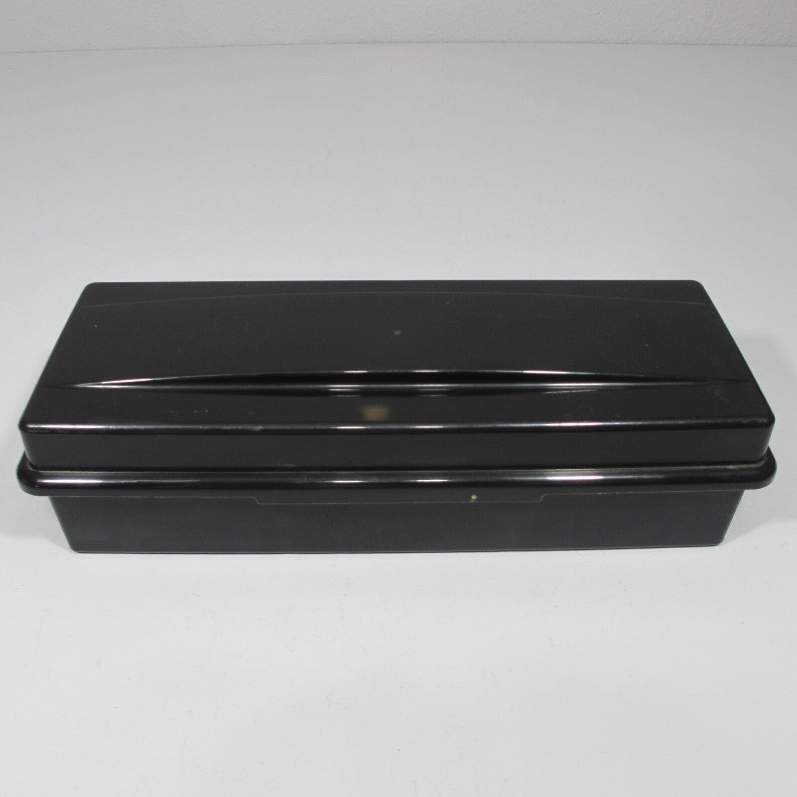 Alpha Audio Cassette Plastic Storage Box Case Holder Holds 15 24 Tapes ...