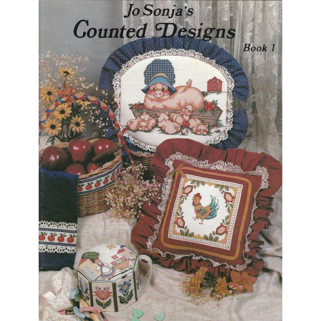 Jo Sonja's Counted Designs Cross Stitch Pattern Book 1 - Etsy