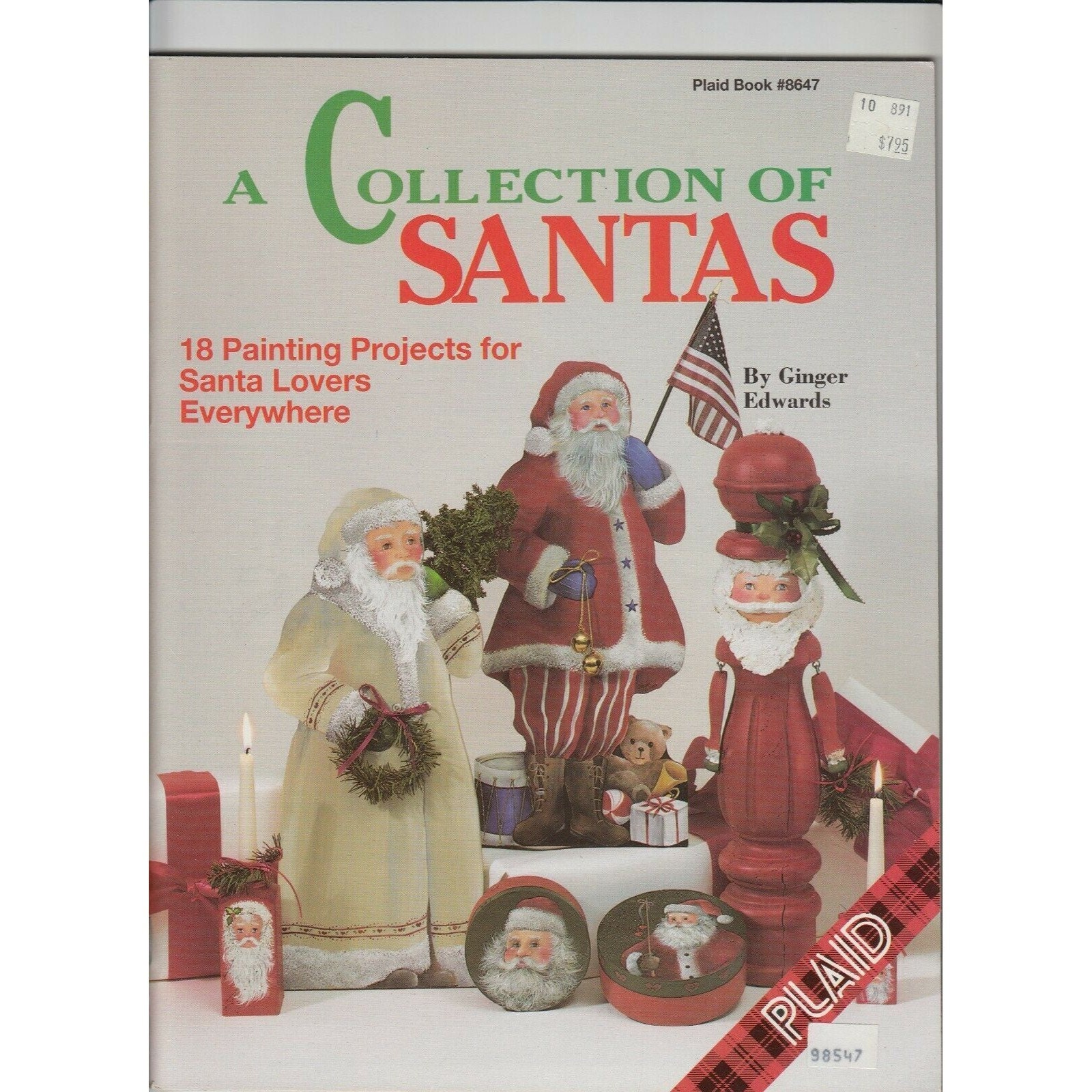 A Collection of Santas 18 Painting Projects by Ginger Edwards - Etsy