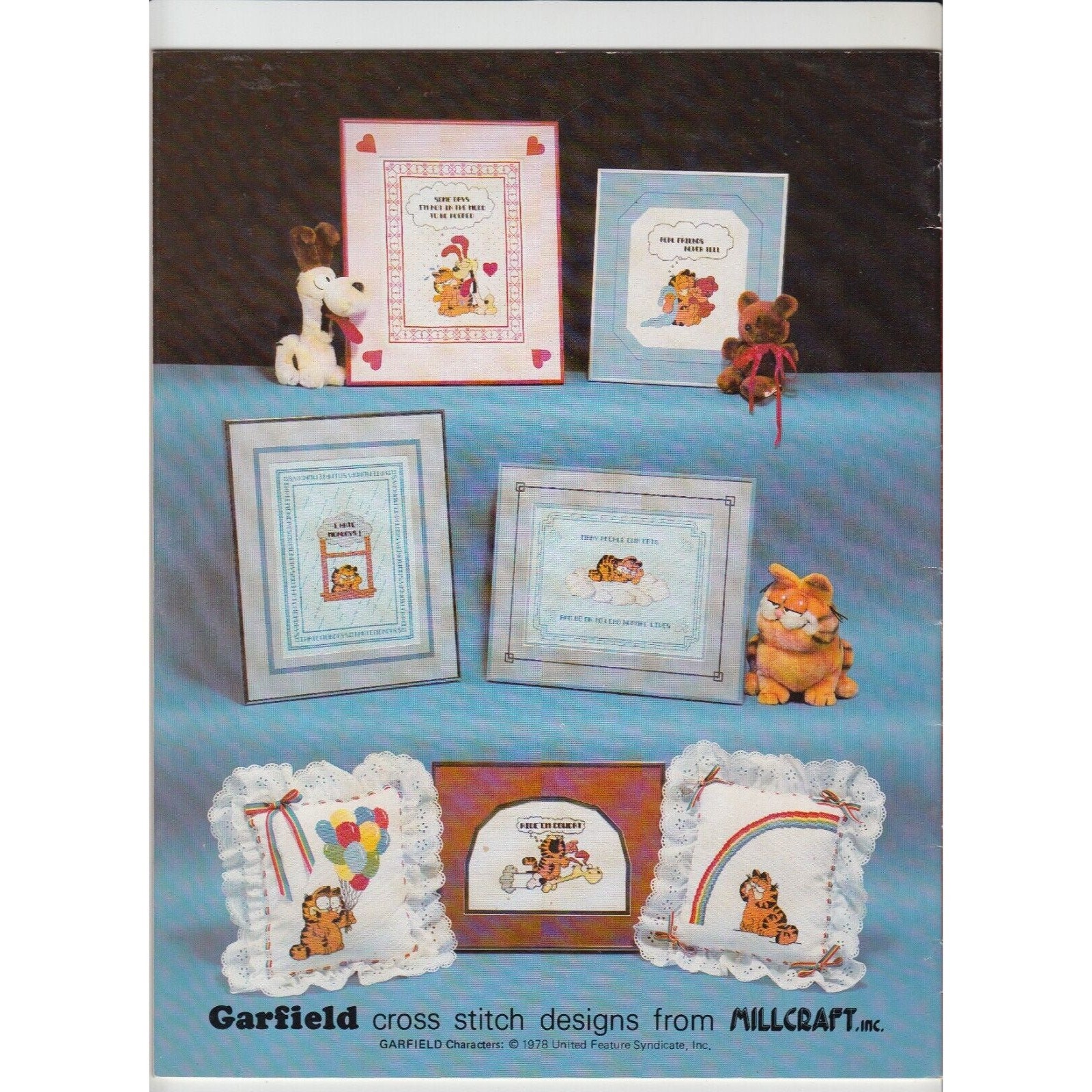 Garfield Crosses Your Path Cross Stitch Pattern Booklet Millcraft Odie ...