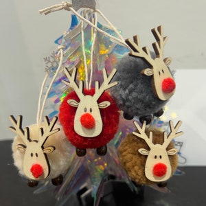 Rudolph the Reindeer for Christmas Decorations Hanging Decorations ...