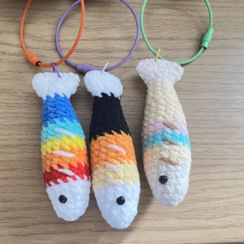 Fish Keychain - Etsy