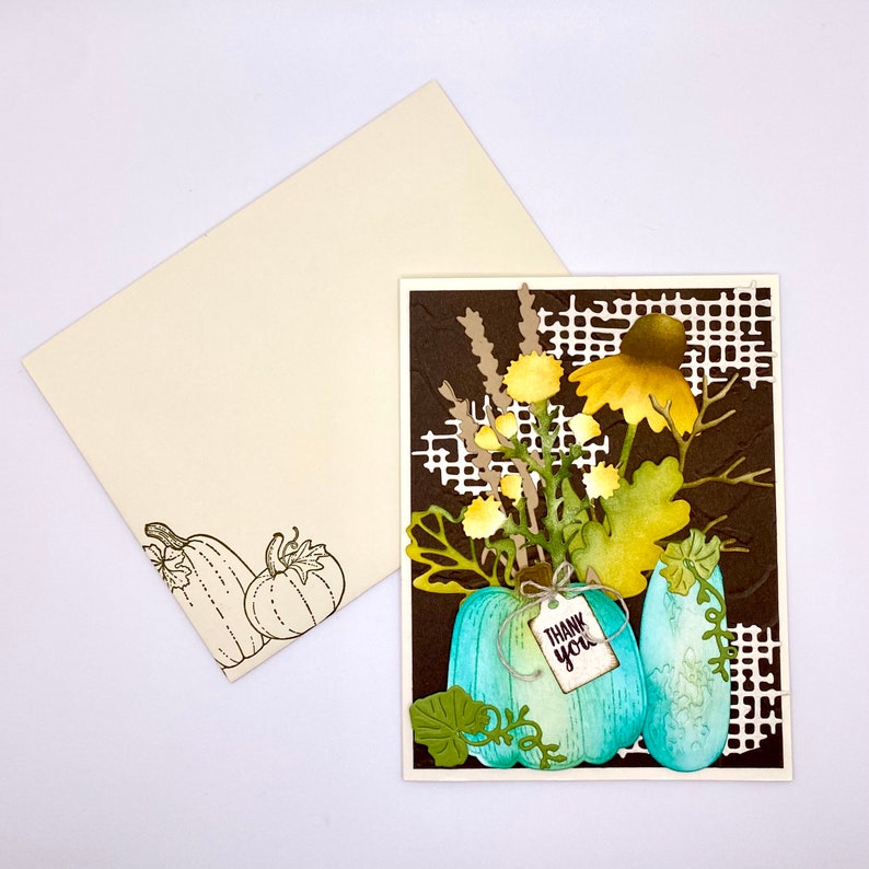 Hello Pretty Pumpkins Stampin' Up! Welcome Fall Greeting Card Gift Set ...