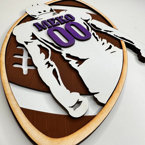 Football Plaque - Etsy
