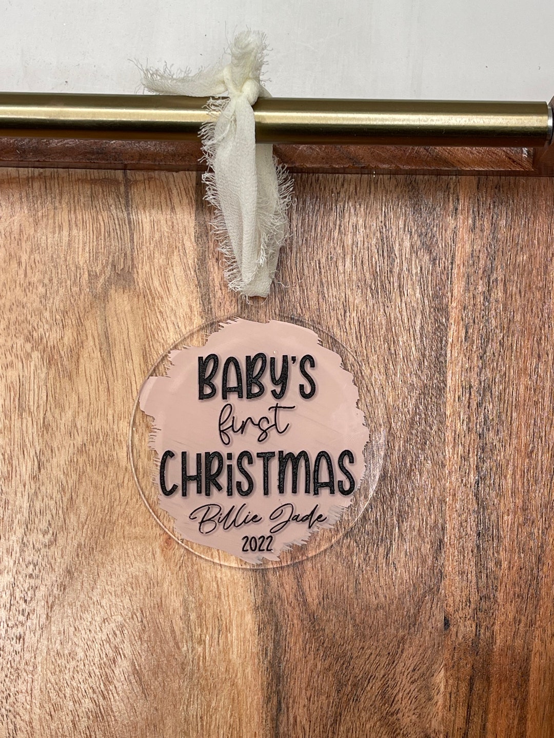 Personalized Ornament | Baby's First Christmas | Gift for New Baby ...