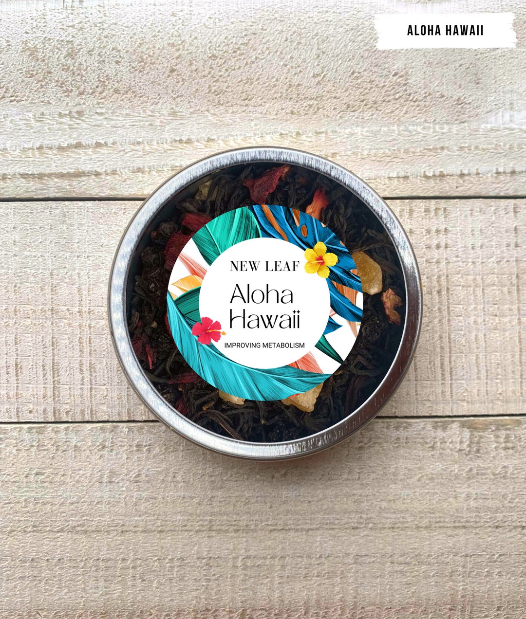 Aloha Hawaii Organic Tea Blended - Etsy