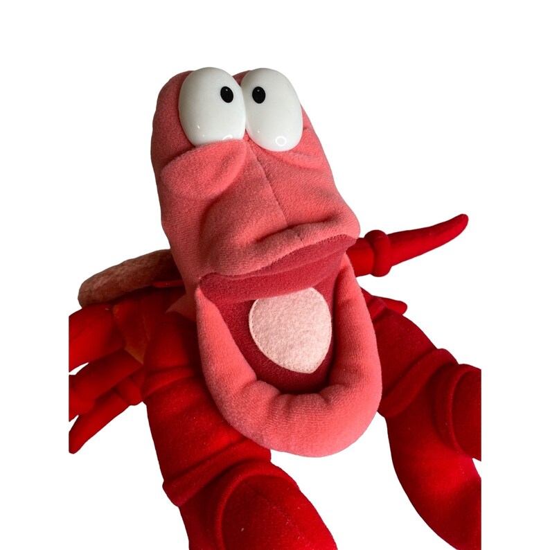 Vintage Disney the Little Mermaid Talking Plush Sebastian 10 - Etsy