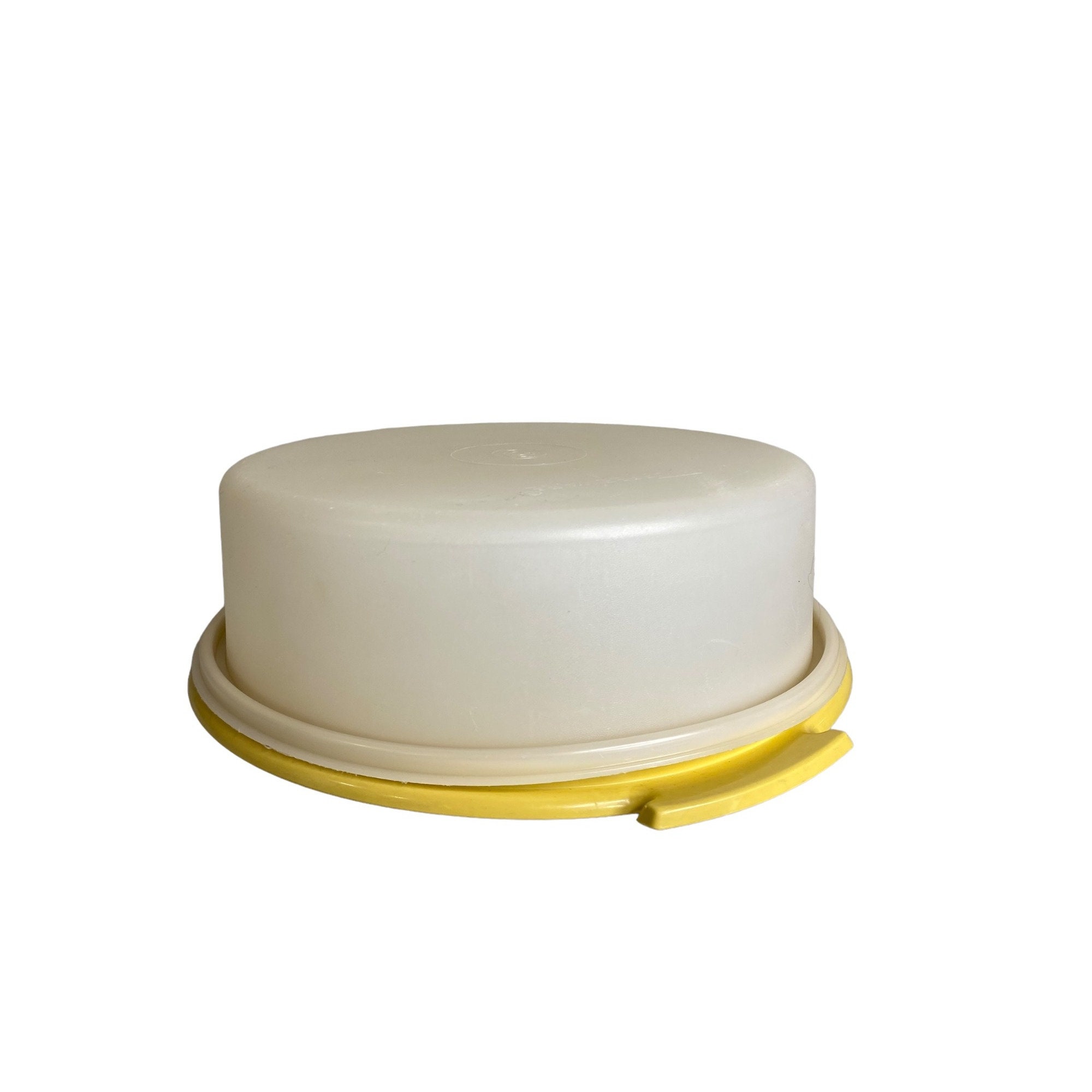 Vintage 1970's Tupperware Harvest Gold Pie Keeper Container 719 720 - Etsy