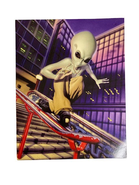 90s/2000s Vintage Alien Invasion School Folders - Etsy
