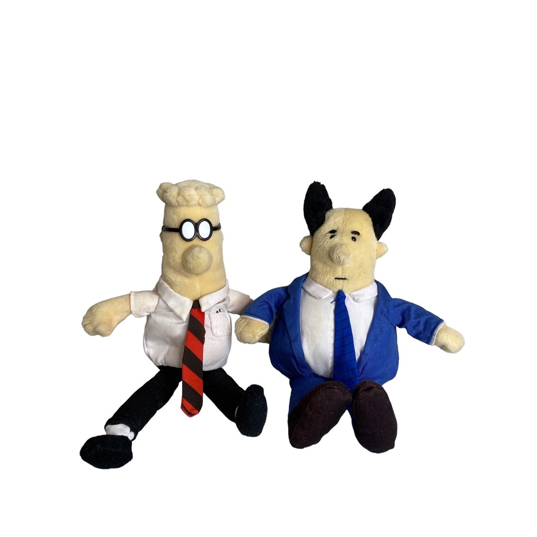 Dilbert & the Boss Plush Stuffed Figure Dolls - Etsy