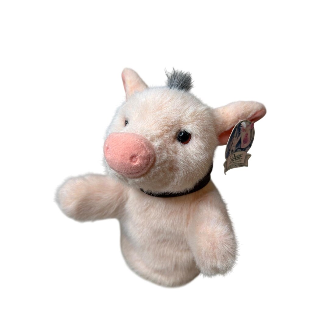 Vintage 1997 Gund Babe the Sheep Pig Plush Hand Puppet 10” W/ Original ...