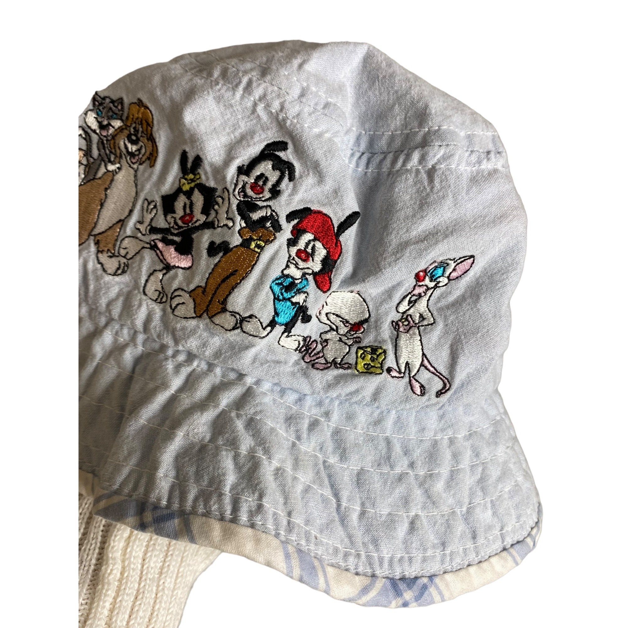 Vintage 90s Toddler Animaniacs Bucket Hat Fox Kids Warner Bros - Etsy