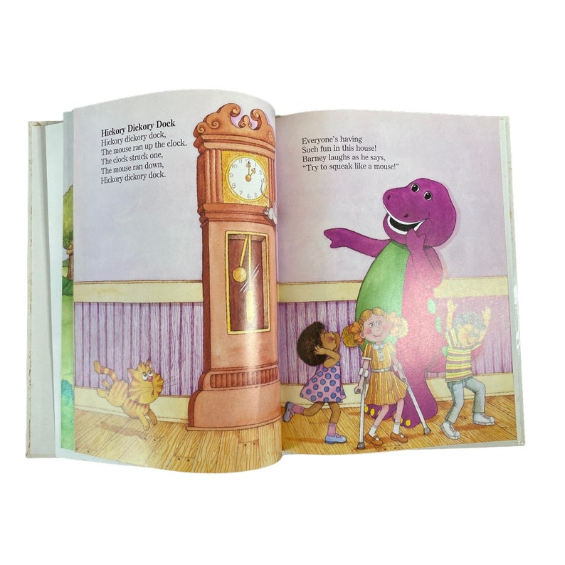 Vintage Barney Books Barneys Favorite Mother Goose Rhymes Vol - Etsy