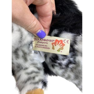 Folkmanis Peregrine Falcon Hand Puppet 20 Realistic Plush Toy for Kids ...