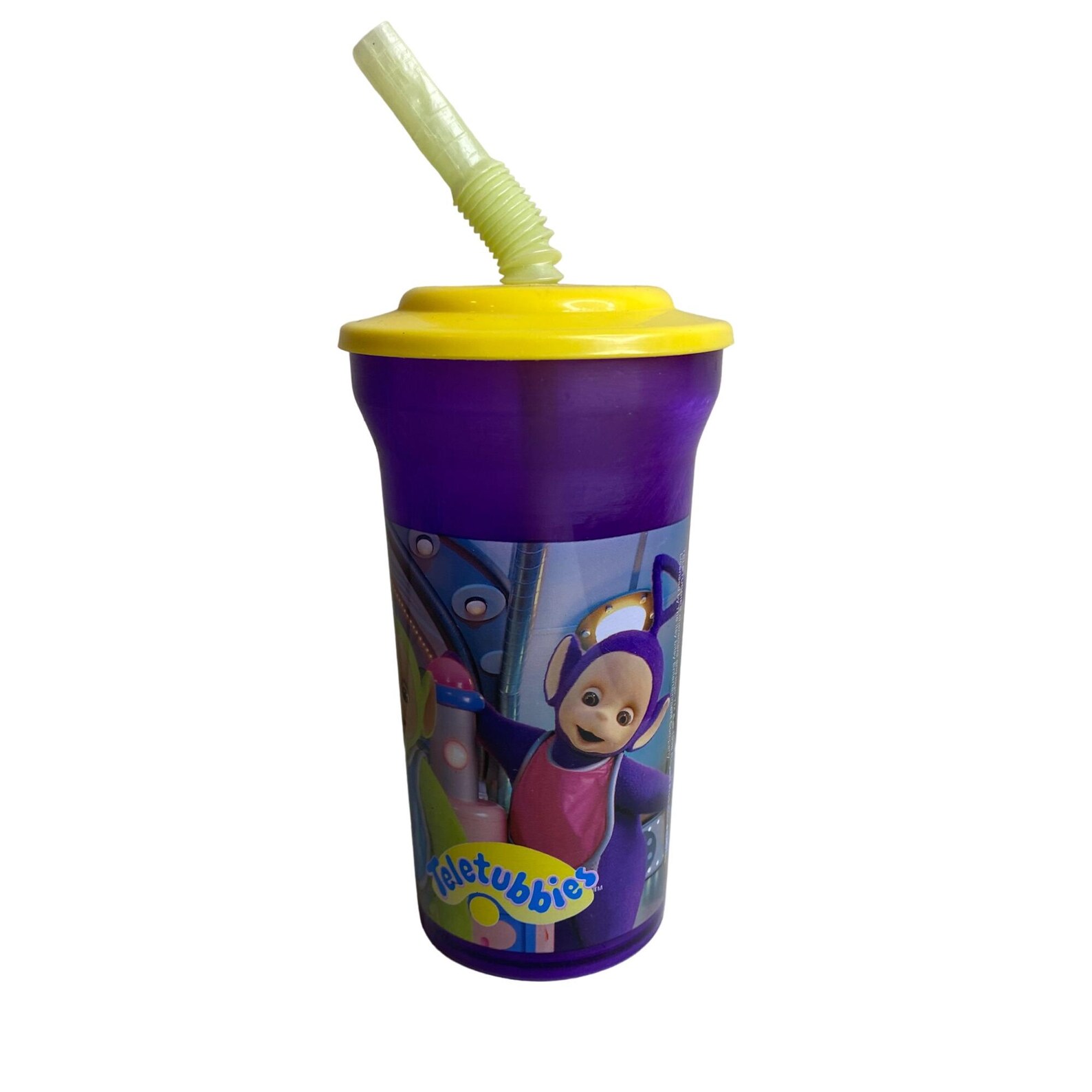 Vintage Teletubbies Kids Sippy Cup With Straw 1998 Ragdoll Productions ...