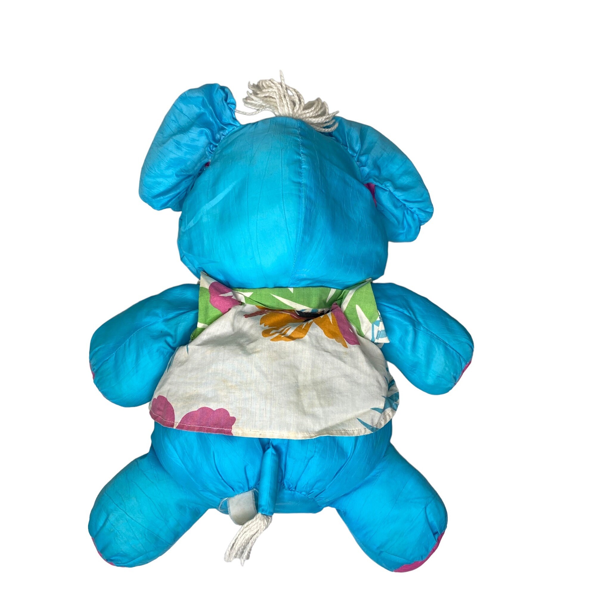 Vintage 1987 Fisher Price Puffalump Blue Elephant Stuffed Animal Toy 15 ...