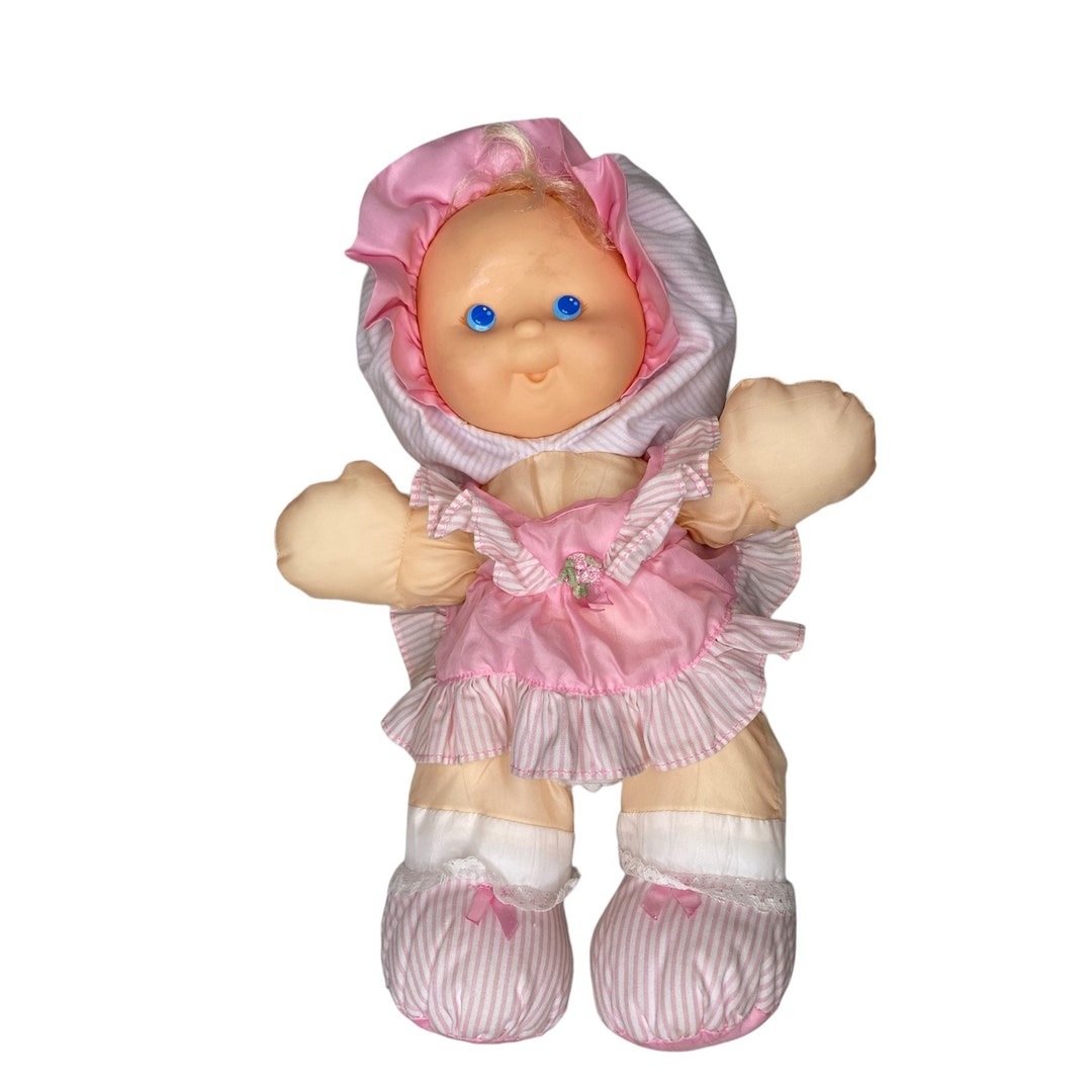 Vintage Puffalump Kids Doll Pink Stripes Blue Eyes Blonde 1991 - Etsy