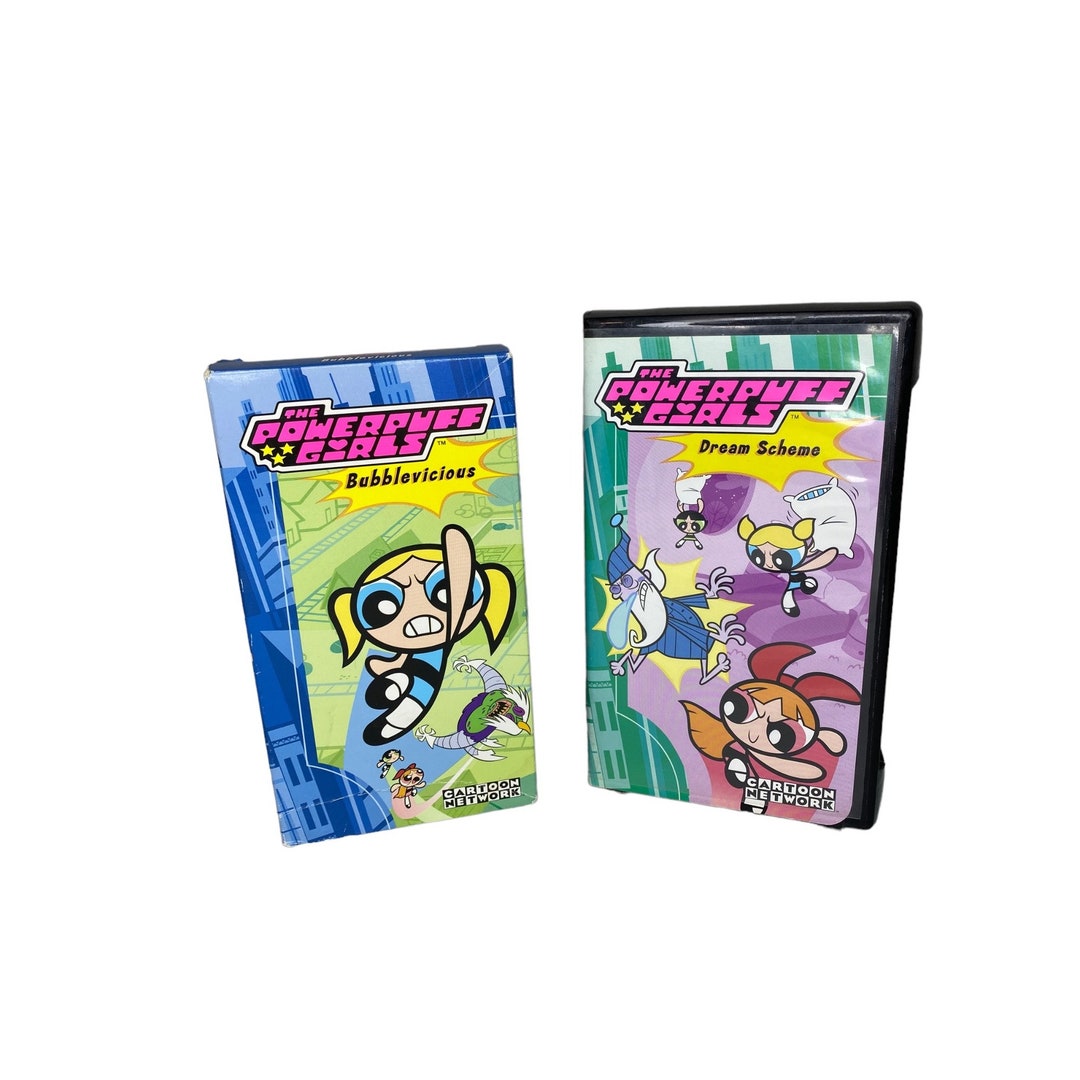 The Powerpuff Girls VHS Tapes Dream Scheme, Bubblevicious Lot - Etsy