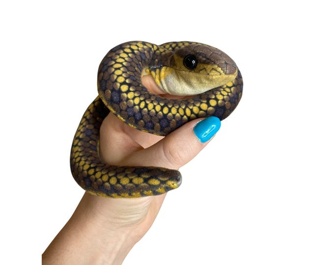 Folkmanis Finger Puppet Snake Plush Toy Realistic & Soft - Etsy