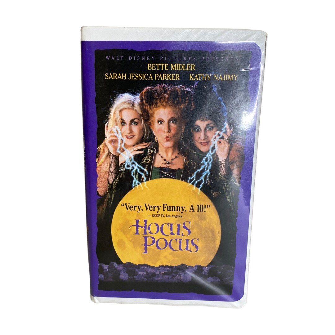 Vintage 1993 Hocus Pocus VHS Clamshell Case Tape - Etsy