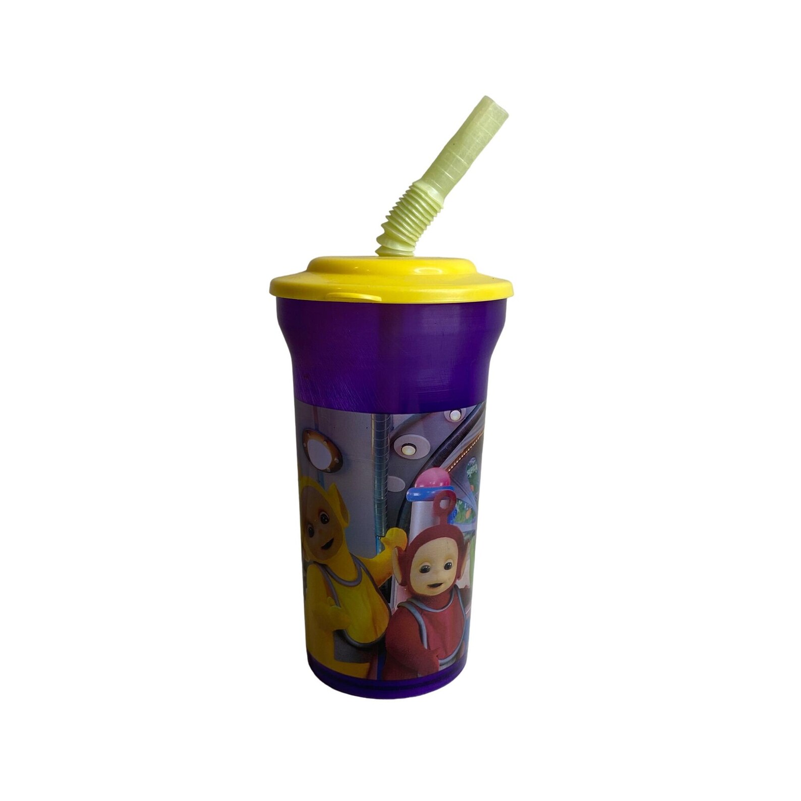 Vintage Teletubbies Kids Sippy Cup With Straw 1998 Ragdoll Productions ...