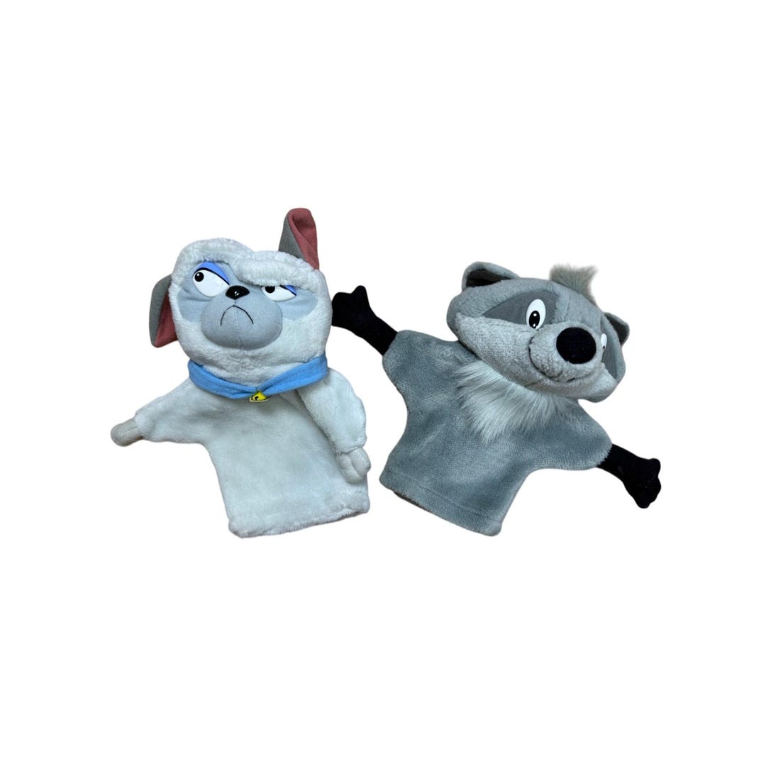 90s Mattel Disney's Pocahontas Percy the Pug Meeko the Raccoon Hand ...