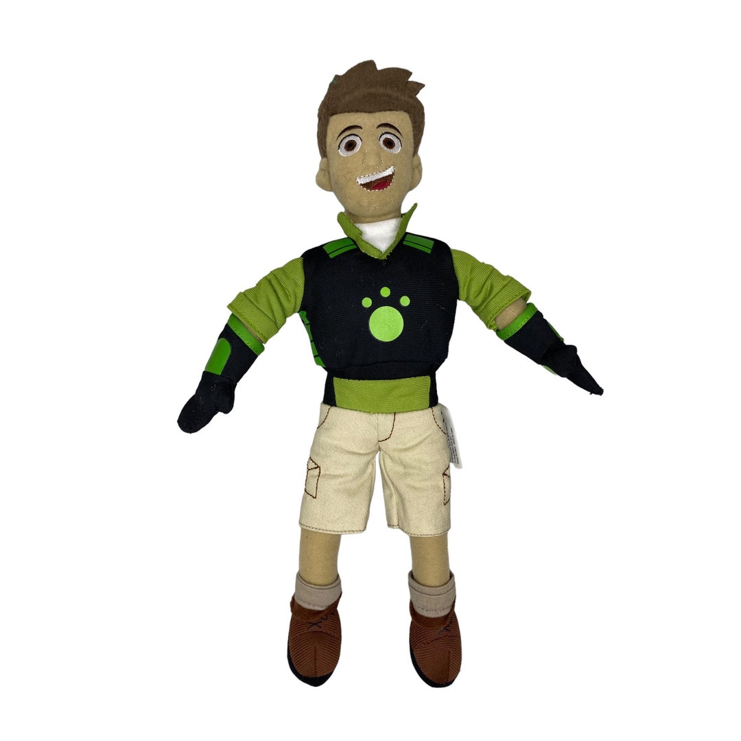 Wild Kratts Chris Toy Doll Plush Talking 14 Wicked Cool - Etsy