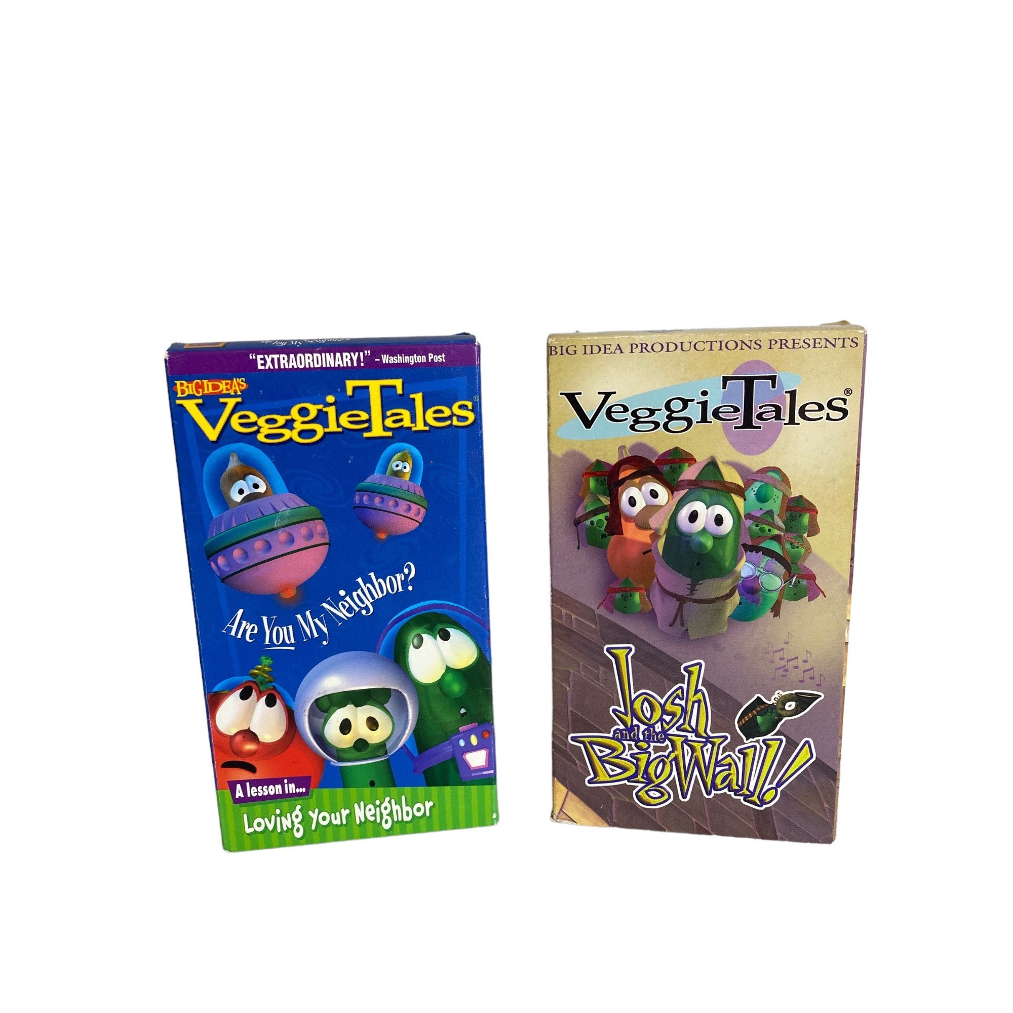 Veggietales Josh And The Big Wall Vhs