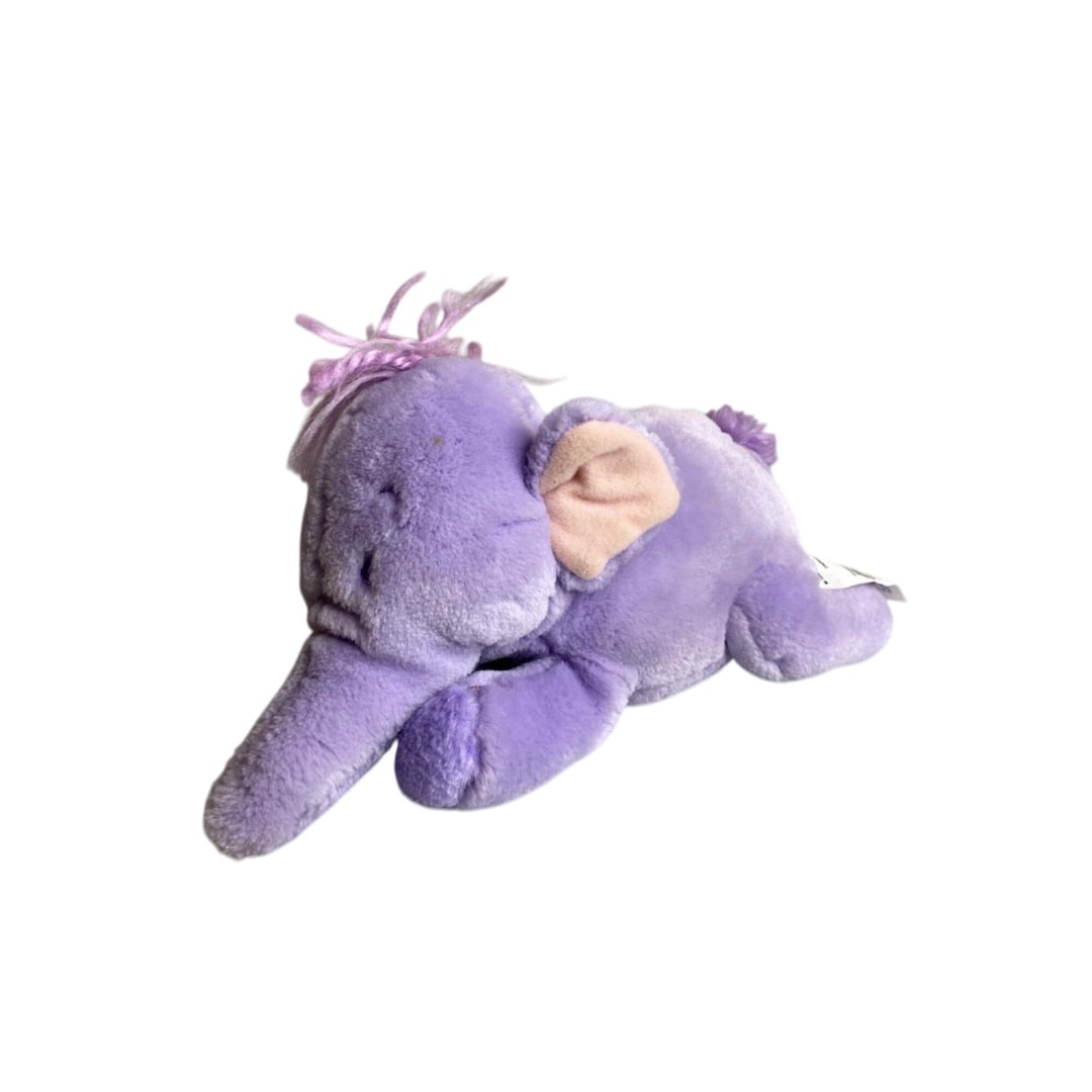 Disney Baby Winnie the Pooh Lumpy Elephant Purple Plush Toy Stuffed ...