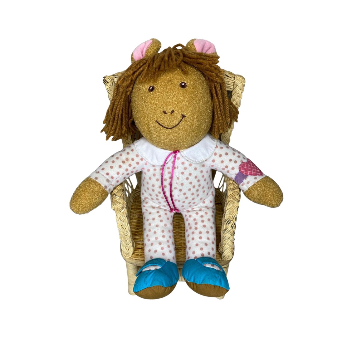 Vintage 1996 Playskool Arthur DW Sister Hasbro Plush Stuffed Animal ...