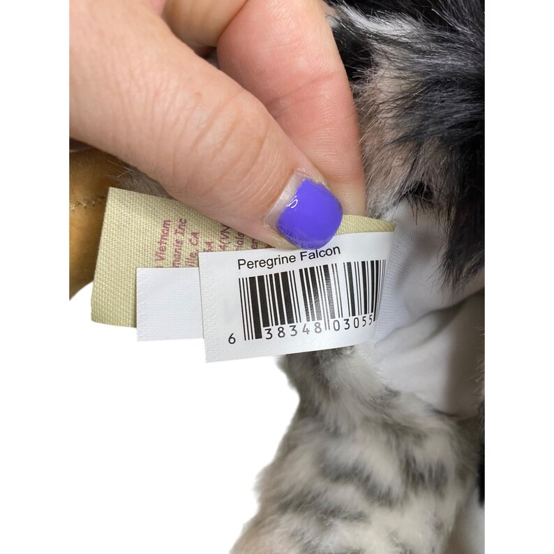 Folkmanis Peregrine Falcon Hand Puppet 20 Realistic Plush Toy for Kids ...