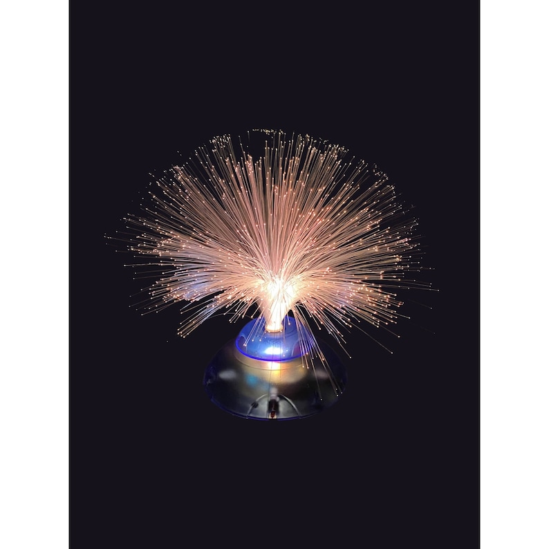 Vintage Retro Blue Rotating Fiber Optic Light With Box - Etsy