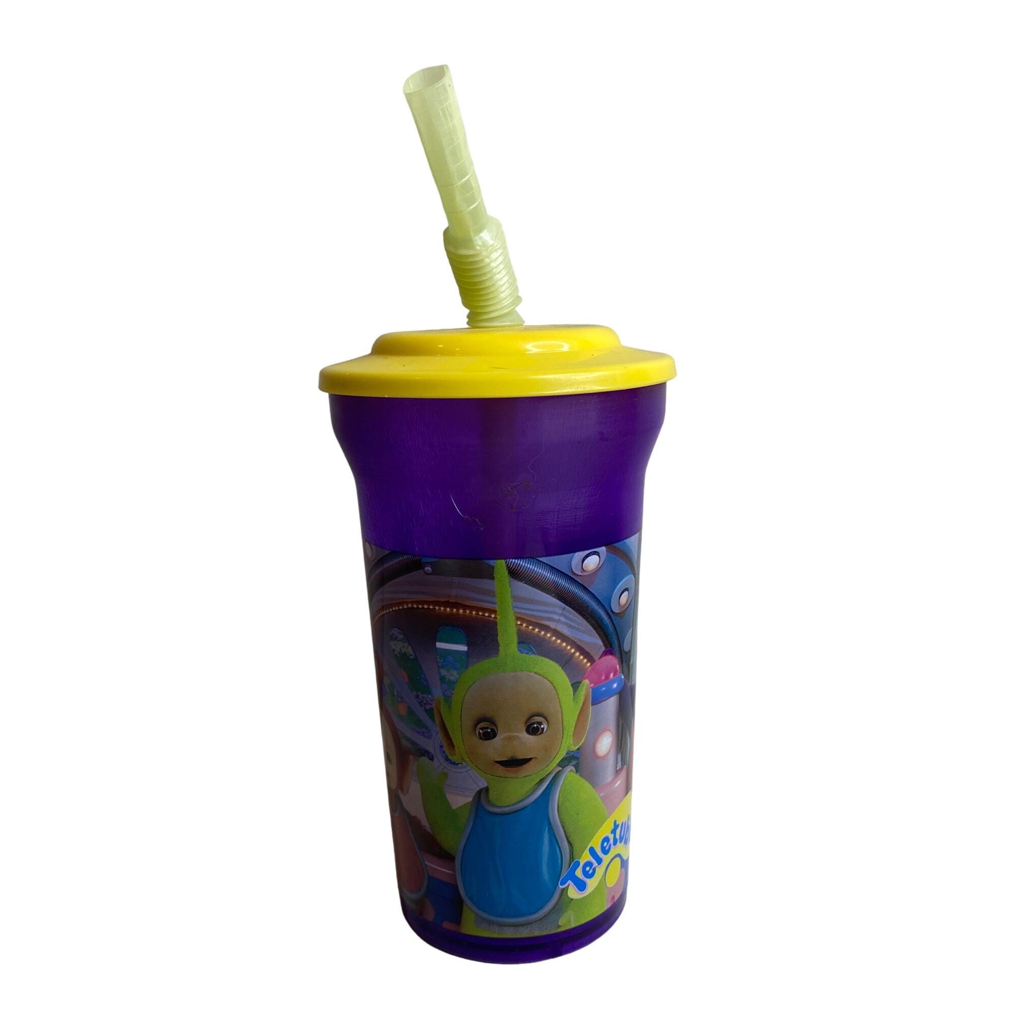 Vintage Teletubbies Kids Sippy Cup With Straw 1998 Ragdoll Productions ...