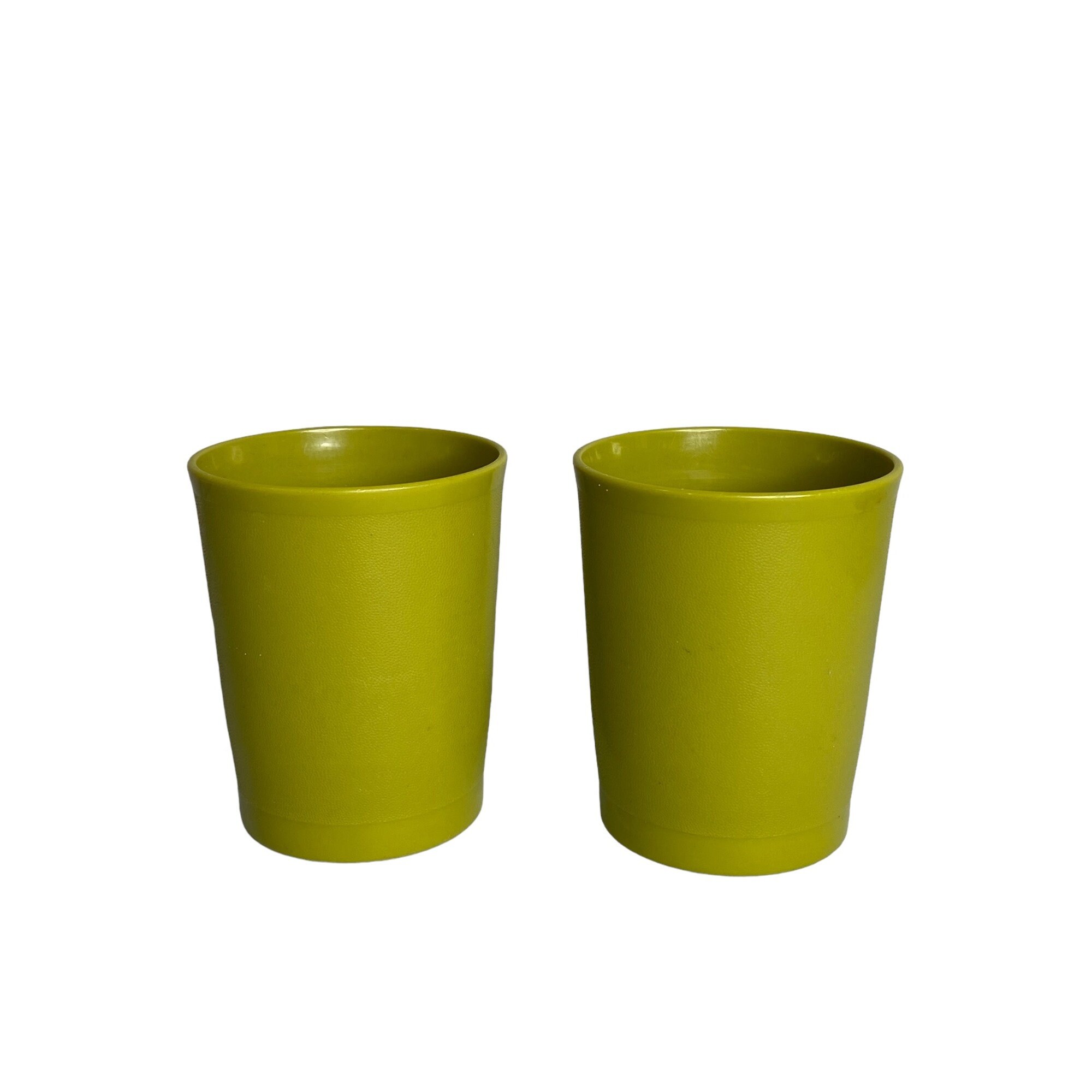 Vintage Tupperware Tumbler Set Olive Green 1251-30 - Etsy