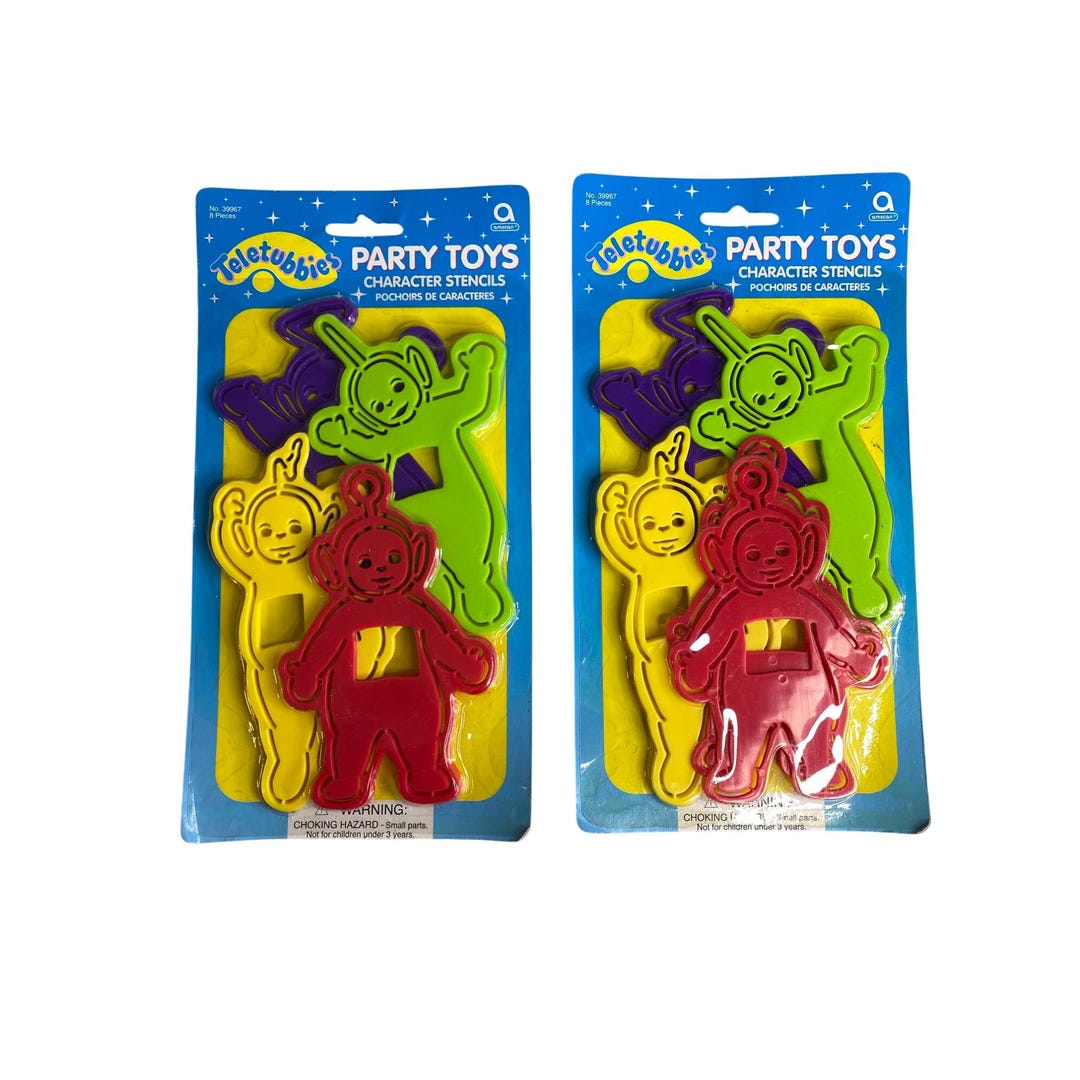1999 Teletubbies Party Toys Character Stencils Set for Kids - Etsy