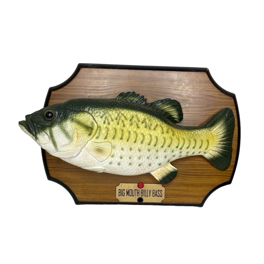 Vintage 1999 Gemmy Big Mouth Billy Bass Singing Animated Fish - Etsy