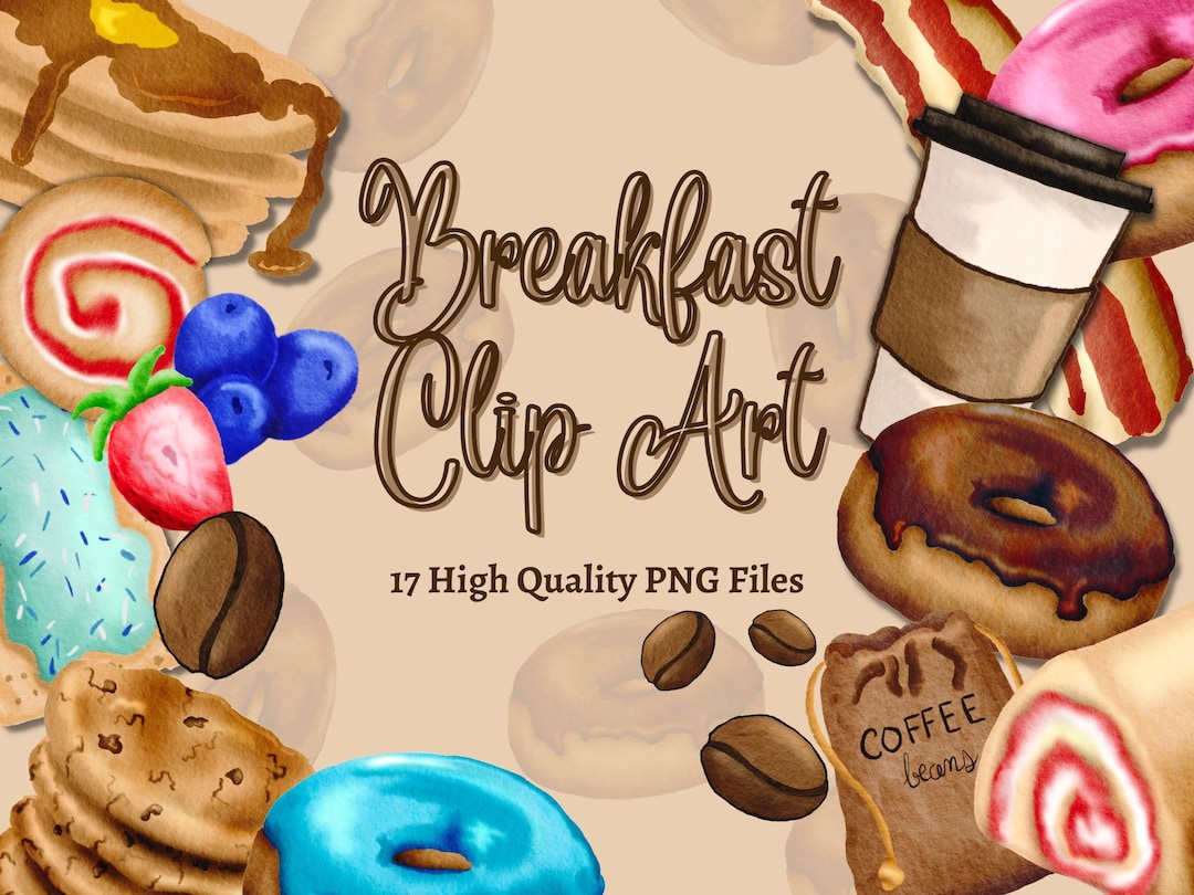 Breakfast Clip Art - 17 Food Clip Art With Transparent Background ...