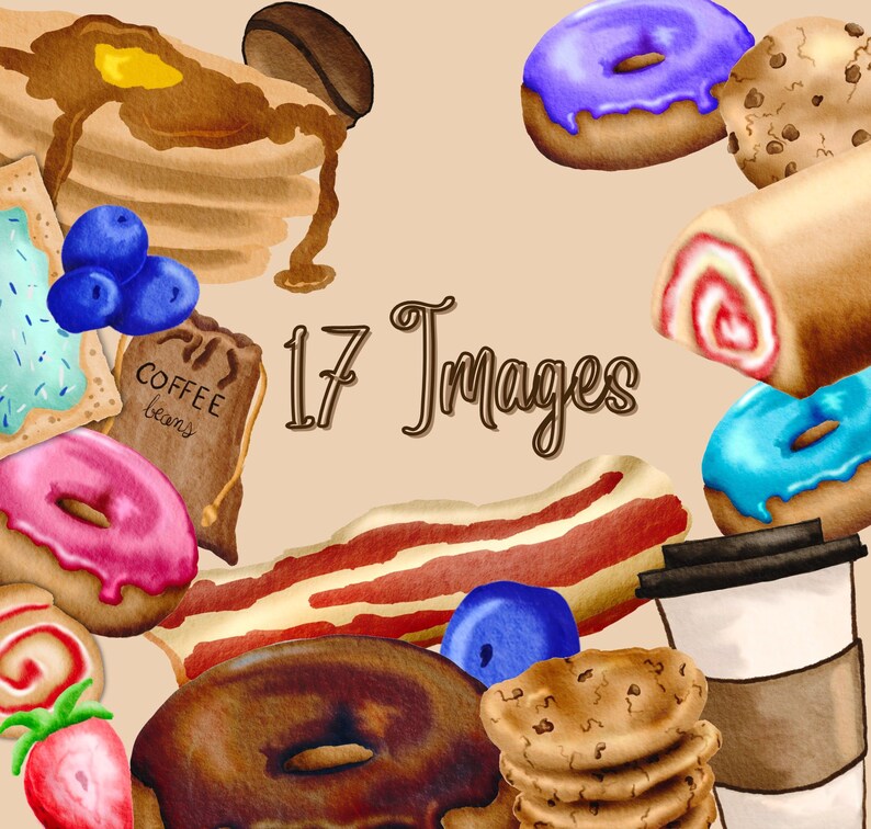 Breakfast Clip Art 17 Food Clip Art With Transparent Background Images ...
